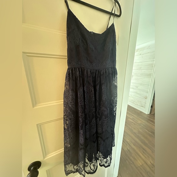 BB Dakota | Dresses | Bb Dakota Navy Midi Dress | Poshmark